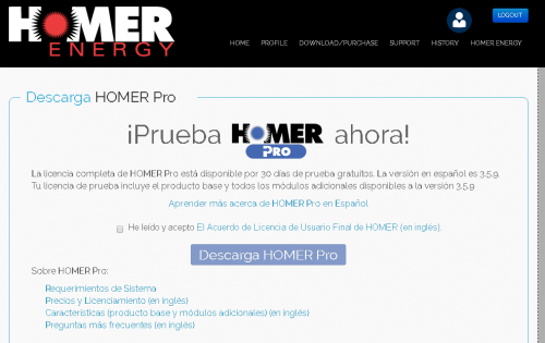 HOMER Pro Spanish Version Now Available! ~ ¡HOMER Pro ya está ...